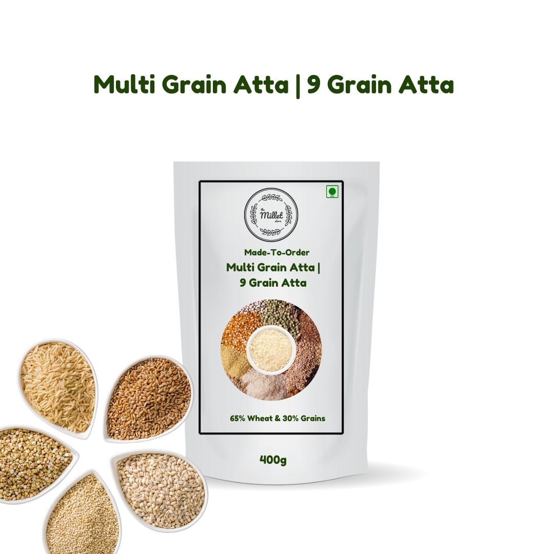 Multi Grain & Seeds Atta (9 Grains) - The Millet Store