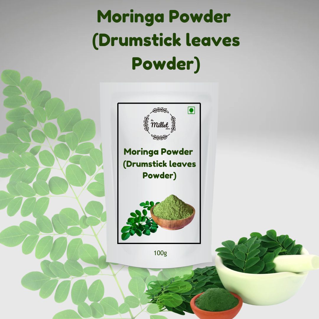 Moringa Powder (Drumstick leaves powder) - The Millet Store