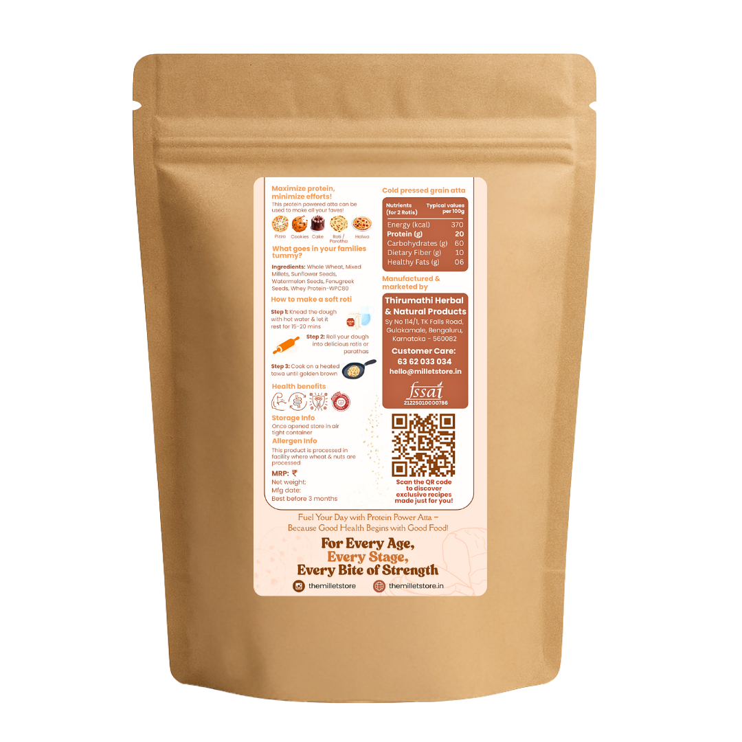 Protein Power Atta - Mighty Millets - The Millet Store