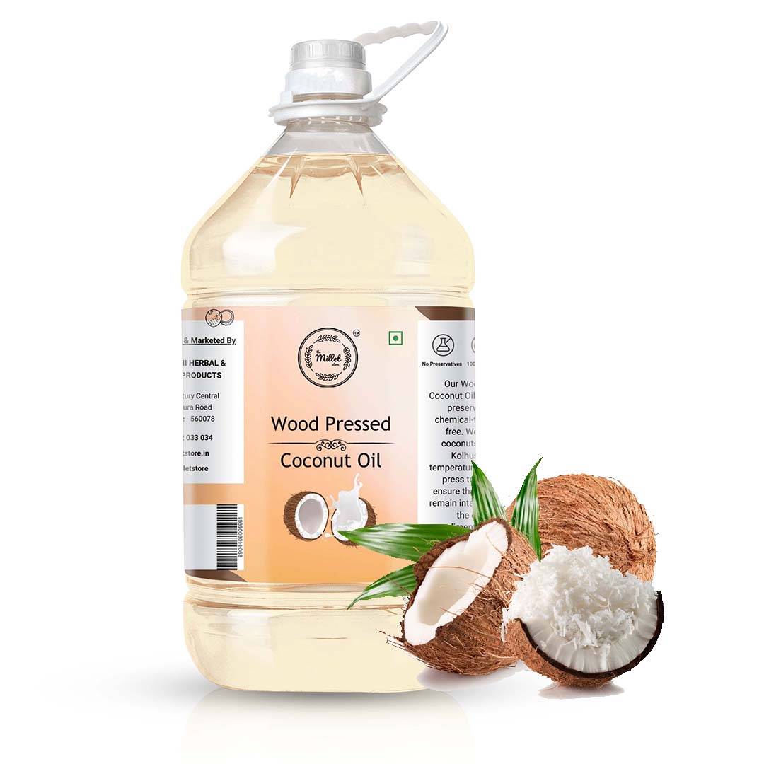 Wood Pressed Coconut Oil - The Millet Store