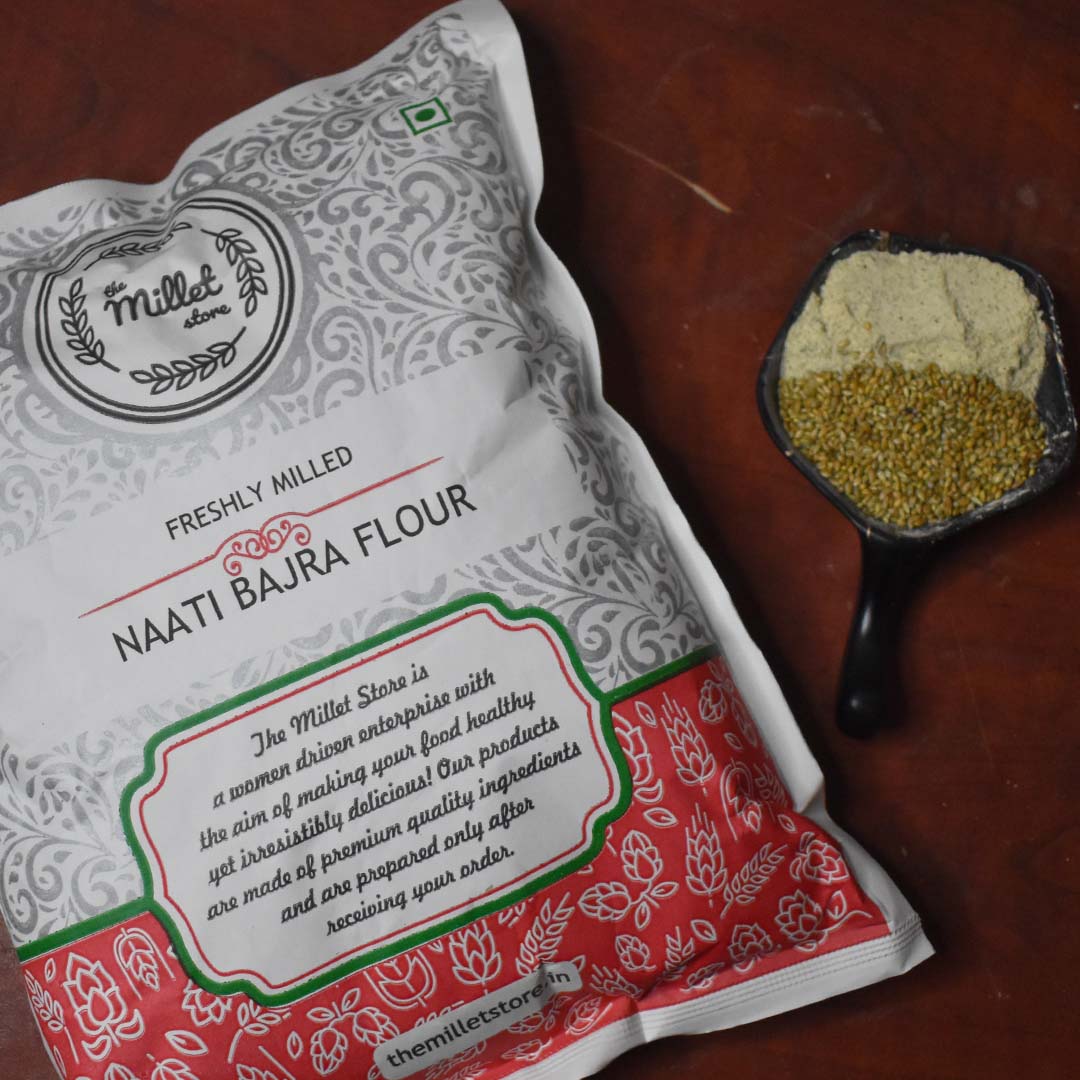 Bajra Flour | Pearl Millet Flour - The Millet Store