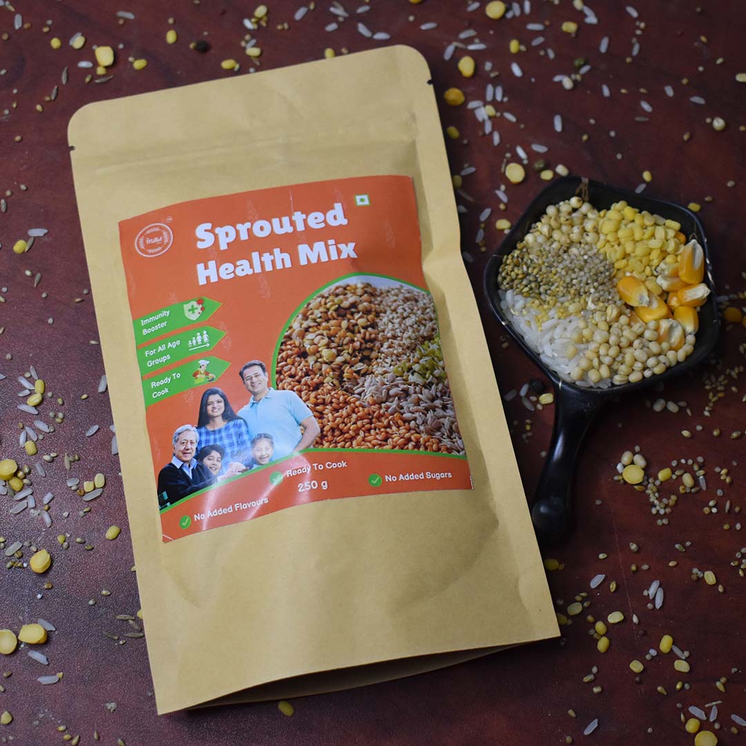 Sprouted Multigrain Health Mix - SathuMaavu (19 Grains) - The Millet Store