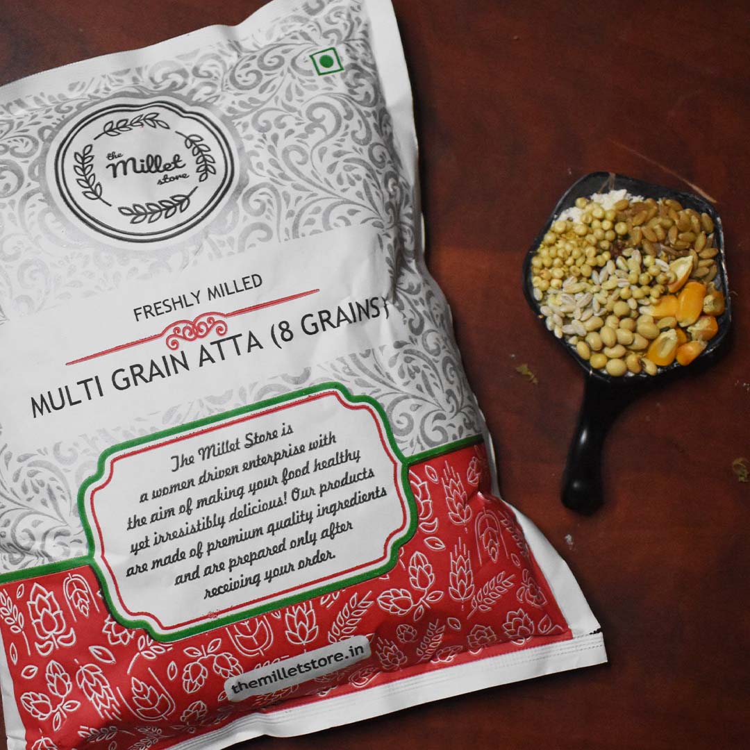 Multi Grain & Seeds Atta (9 Grains) - The Millet Store