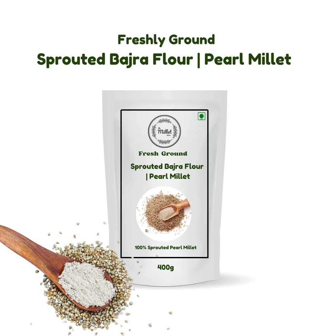Sprouted Bajra Flour - The Millet Store