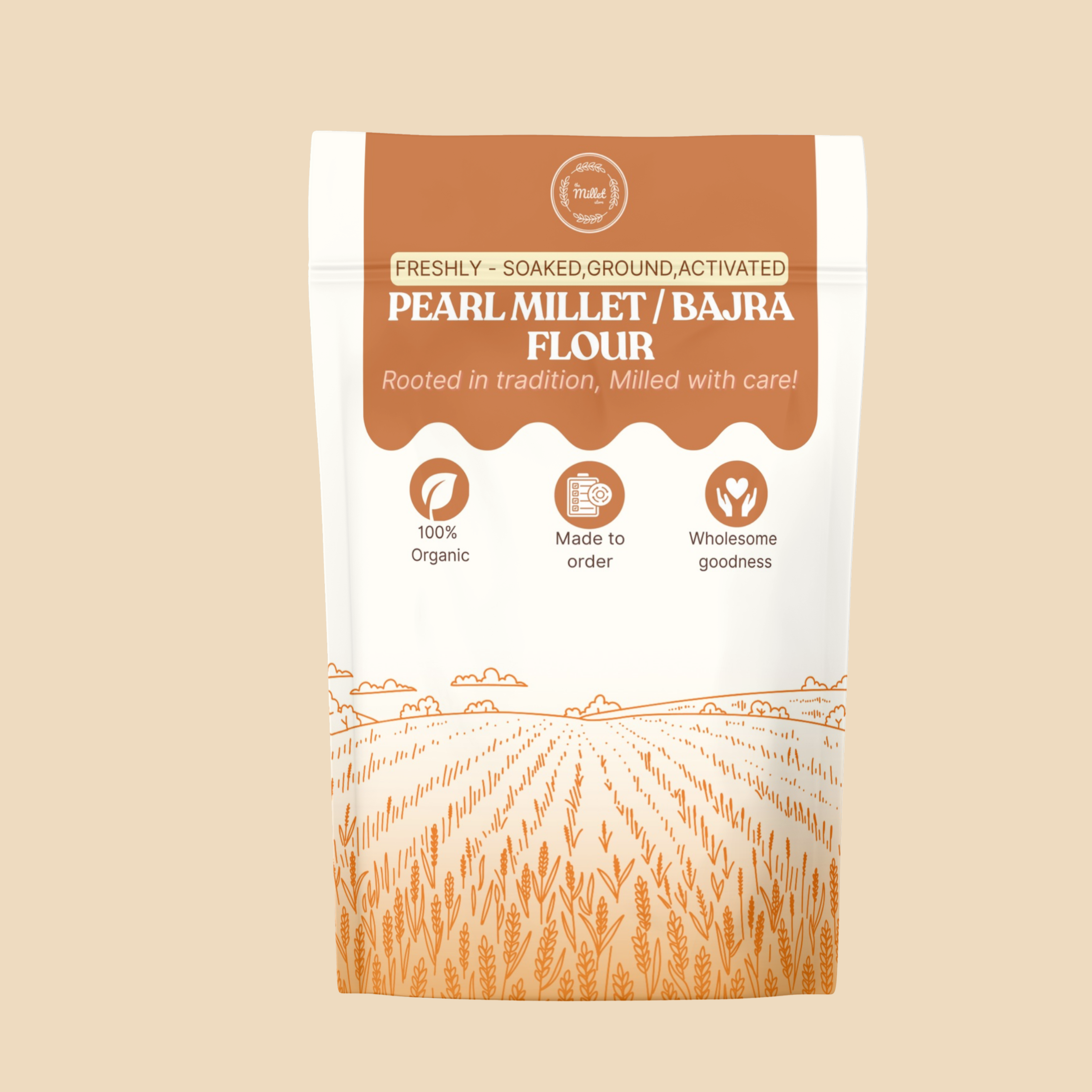 Soaked | Activated Pearl Millet Flour - The Millet Store