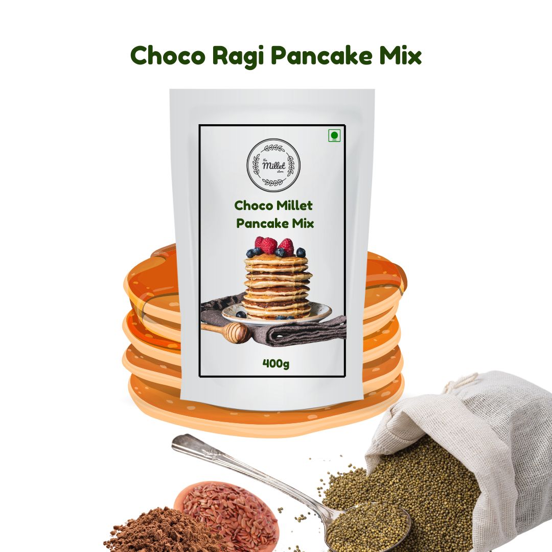 Choco Ragi & Jowar Pancake | 2+years - The Millet Store
